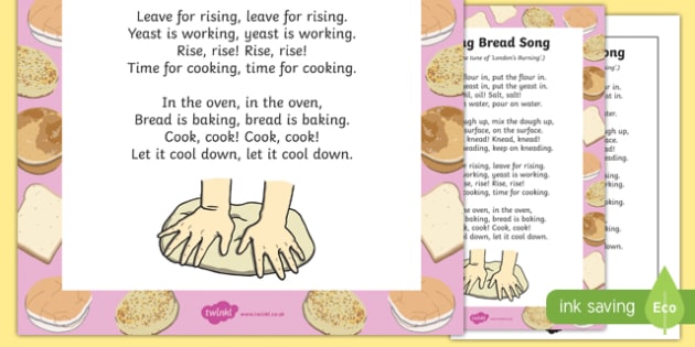 Baking Bread Song (teacher made)