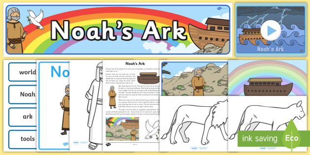 CfE Early Level Noah's Ark Resource Pack (teacher made)