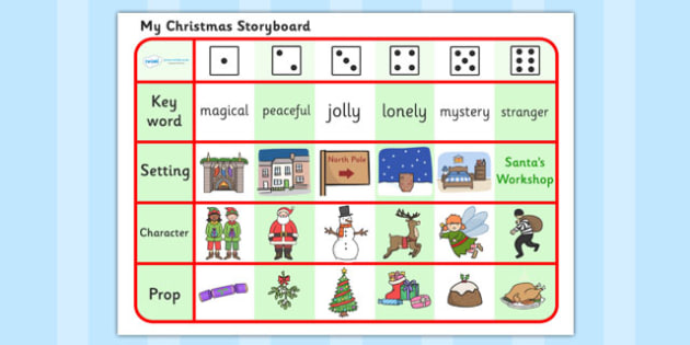 Christmas Writing a Story Activity (teacher made)