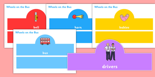 The Wheels on the Bus Role Play Headbands (teacher made)
