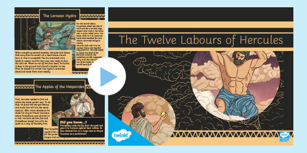 The Twelve Labours of Hercules PowerPoint | CfE Resources