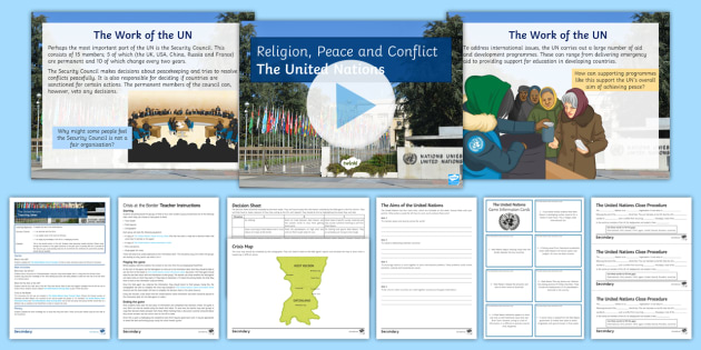 The United Nations Lesson Pack (teacher made)