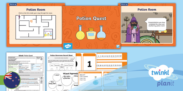 Level 2 SolveIt: Number Knowledge Potion Quest Lesson 1