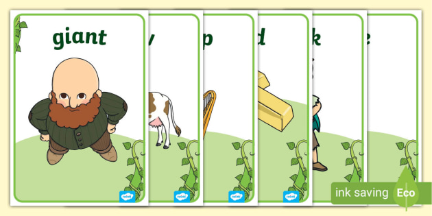 Jack and the Beanstalk Display Posters (Teacher-Made)