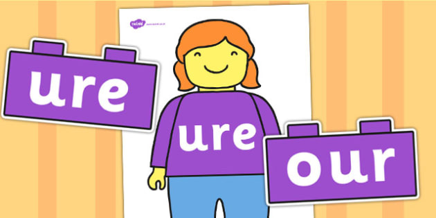 Toy Figure ure Sound Family Building Brick Cut Outs - sounds