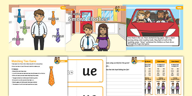 ‘ue’ saying /yoo/ and /oo/ Lesson Pack - Level 5 Week 12 Lesson 1 Activity