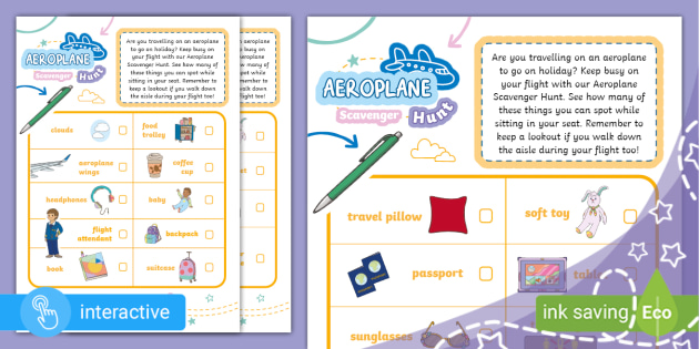 Aeroplane Journeys | twinkl.co.uk