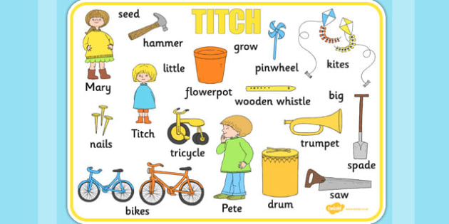 FREE! - Word Mat to Support Teaching on Titch (teacher made)