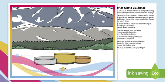 Winter Paralympics Medal Ceremony Barrier Game