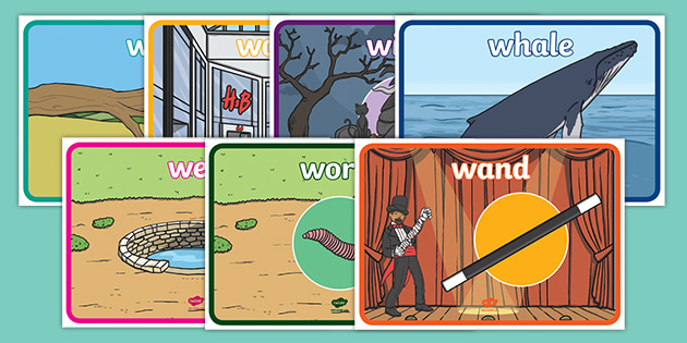 Initial w Sound Playdough Mats (teacher made)