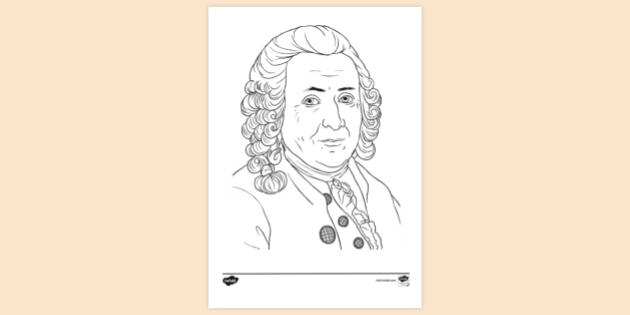 FREE! - Carl Linnaeus Colouring Sheet | Colouring Sheets