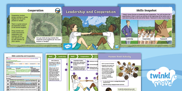 Leadership PE Lesson - Cooperation in OAA - Twinkl Move KS2