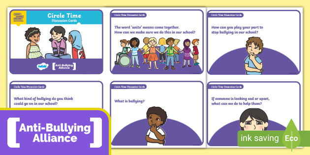 FREE! - Anti-Bullying Alliance: KS1 Circle Time Discussion Cards