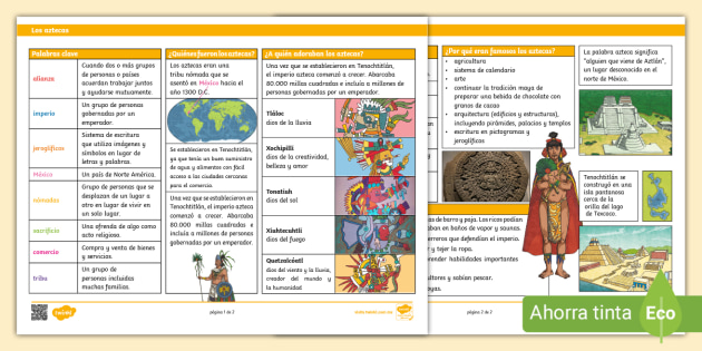 Datos Y Orígenes De La Antigua Civilización Azteca