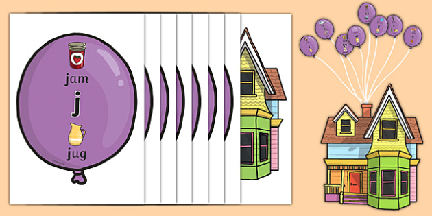 Phase 3 Phonic Balloons Display Pack (teacher made)
