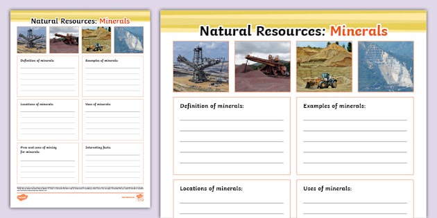 Natural Resources Education | twinkl.com.au