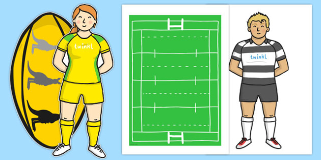 Rugby Kit Cut Outs (teacher made)
