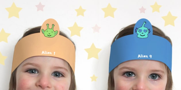 Alien Role Play Headbands (teacher made)