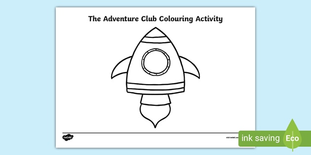 FREE! - The Adventure Club from Pea Colouring Activity - Resources