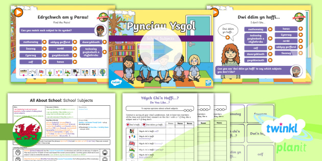 Learn Welsh - All About School: Lesson 3 - School Subjects