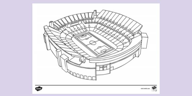 FREE! - Principality Stadium - Colouring Sheet