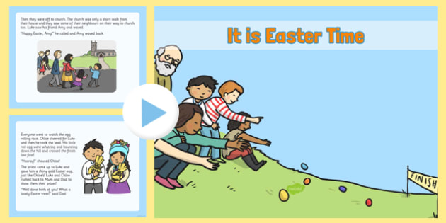 It Is Easter Time EYFS Story PowerPoint - EYFS, KS1, Early Years, festival