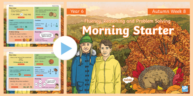 Fluency Reasoning PPT - Year 6 Problem Solving Questions