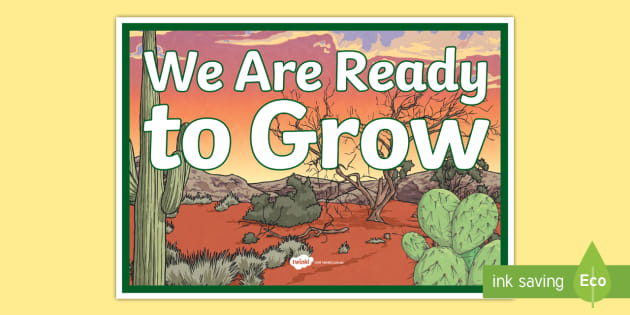 Cactus Themed Display Sign (teacher made)