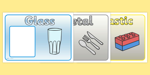 Editable Class Group Signs (Materials)