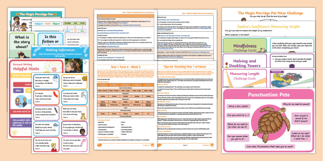 FREE! - Year 1 Term 4 Week 5 Remote Home Learning Pack