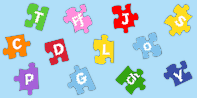 Large Welsh Jigsaw for Kids on the Welsh Alphabet | Twinkl