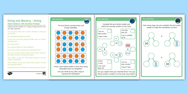 * NEW * Year 2 Maths Mastery: Tens and Ones Activity Cards