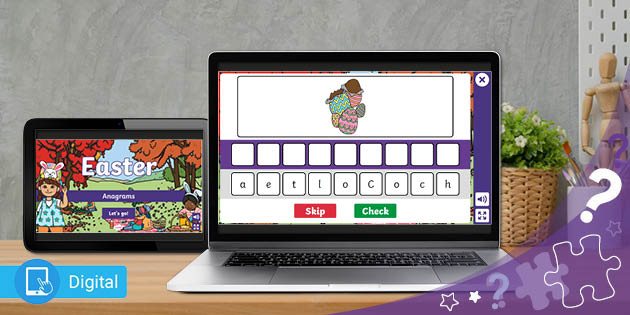 Interactive Easter Anagram Game | Twinkl Go!