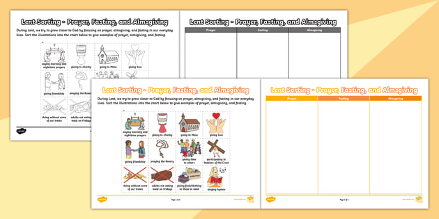 Lent Sorting Activity | Educational Resource | Twinkl