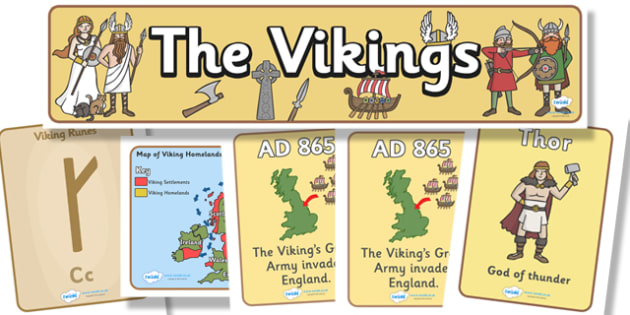 The Vikings Display Pack (teacher made)