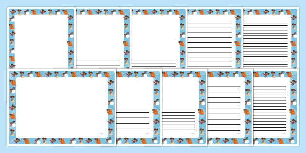 Seren's Seasons Page Borders (teacher made)