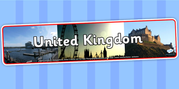 United Kingdom Photo Display Banner - United Kingdom, UK, Display Banner