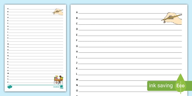 FREE! - Alphabet Acrostic Poem Worksheet (teacher made)