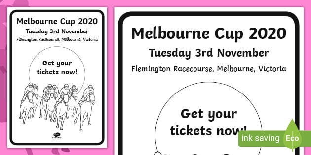 The Melbourne Cup Poster (teacher made)