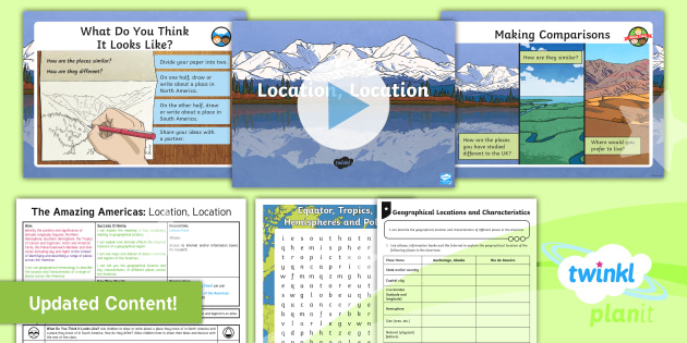 Location, Location Lesson Plan 2 - Year 6 Geography