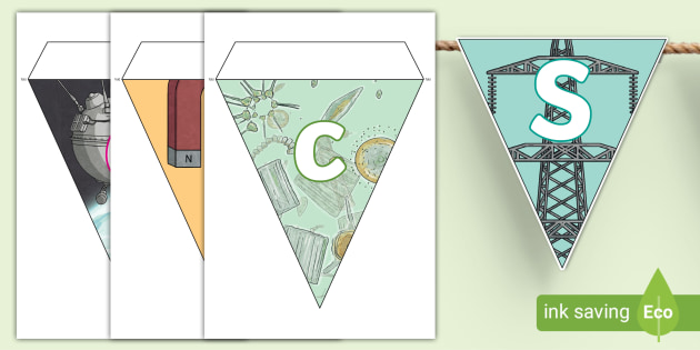 * NEW * Science Display Bunting,Science Curriculum KS2