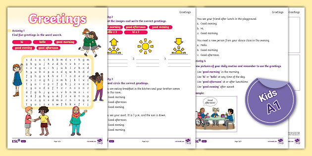 35 Free Esl Greeting Worksheets Meeting People And Making Friends