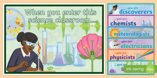 When You Enter this Science Classroom Display Pack | Beyond