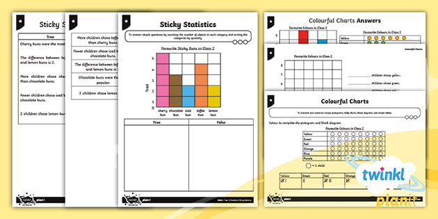 👉 PlanIt Maths Y2 Statistics Home Learning Activity Pack