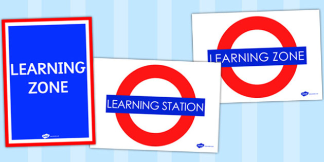 👉 Learning Zone Display Posters
