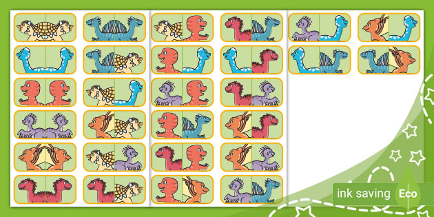 Dinosaur Dominoes
