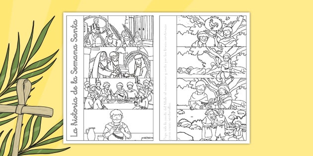 Cuadernillo de ventanillas: La historia de la Semana Santa
