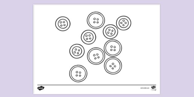 FREE! - Buttons Colouring Sheet | Colouring Sheets