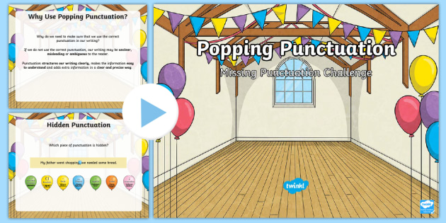 Fun Ways to Teach Punctuation - KS2 - Punctuation Game