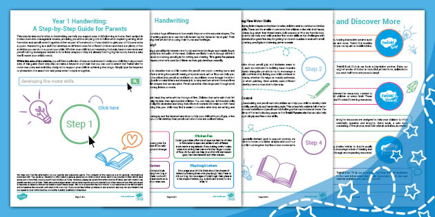 Year 1 Handwriting: Parent Guide and Activities Pack